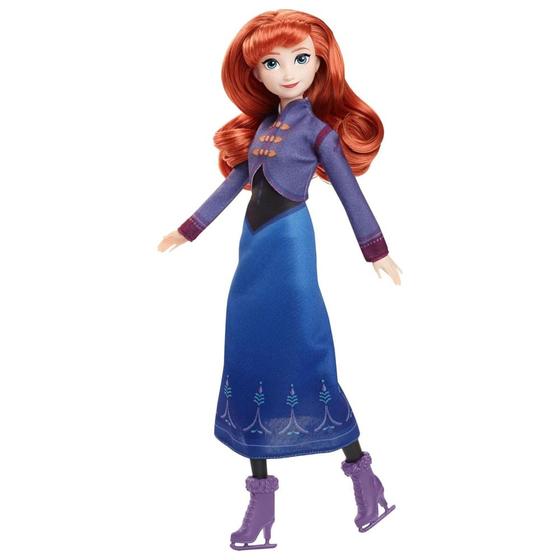 Boneca Princesa Disney - Anna Patinadora - Frozen - Mattel - Bonecas ...