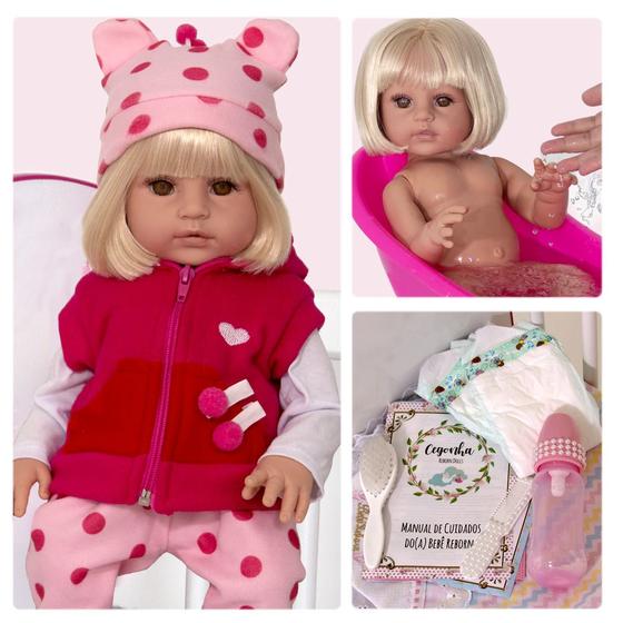 Boneca Princesa Infantil Realista Magazine Luiza - Cegonha Reborn Dolls ...