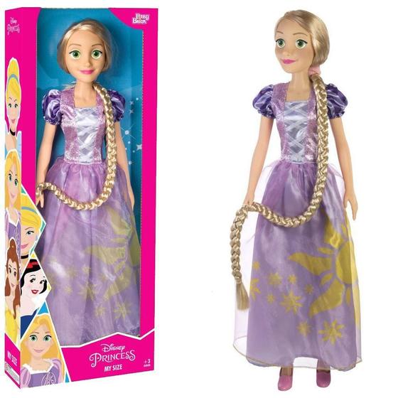 Boneca Princesa Rapunzel My Size Disney Gigante 88Cm Presente Menina ...