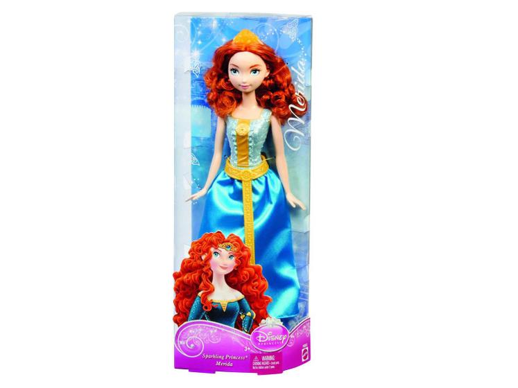 Boneca Princesas Disney Brilhantes Merida - Mattel - Bonecas - Magazine ...