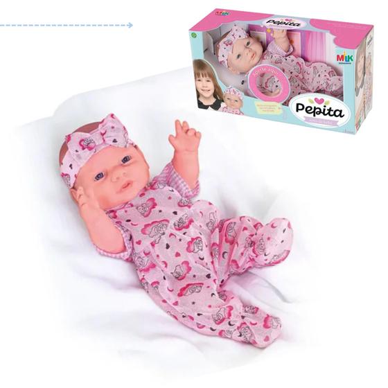 Boneca que fala bebe tipo reborn bonequinha nenem falante riborn parece ...