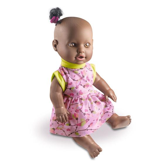 Boneca que fala faz sons de bebe chora ri fala mamae e papai da risada ...