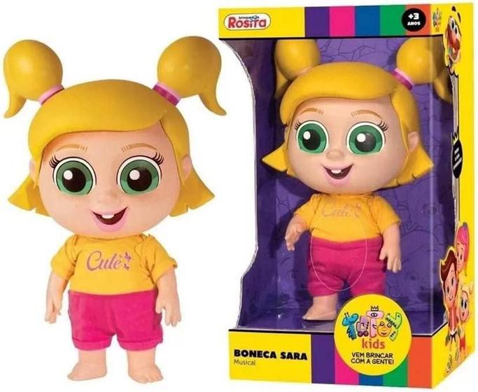 Boneca Sara Sarinha Totoy Kids Com Musicas 1106 Rosita - Baby Brink ...