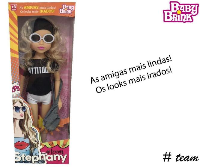 Boneca Stephany Lais Atitude Baby Brink - BabyBrink - Bonecas ...