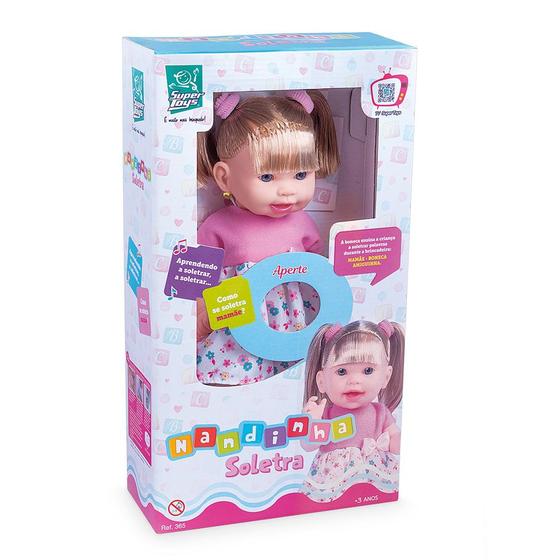 Boneca Super Toys Nandinha Soletra com som - Bonecas - Magazine Luiza