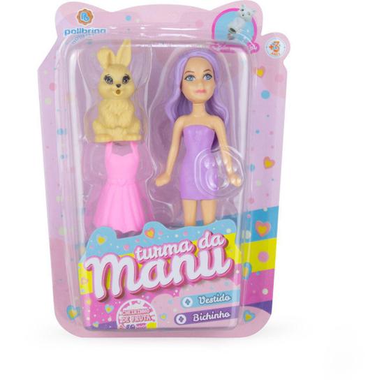 Boneca Turma Da Manu 9Cm Sortido - Polibrinq - Bonecas - Magazine Luiza