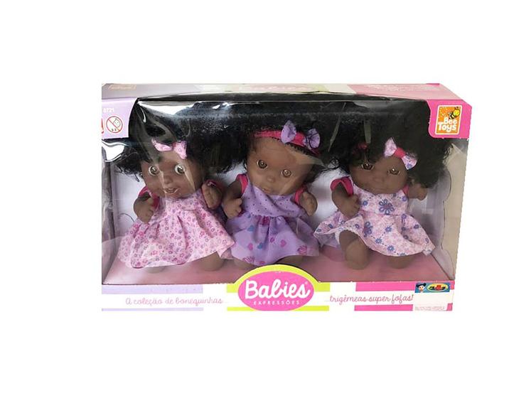 Bonecas Babies Expressoes Trigemeas Black ROTOBRINQ - Dora, A ...