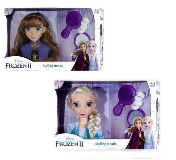 Bonecas Elsa e anna kit Frozen Brinquedo Maquiagem infantil - BABY ...