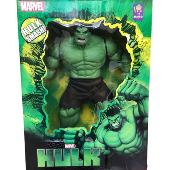 Boneco 43cm Articulado Marvel Hulk Esmaga Clássico 453 - MIMO - Boneco ...