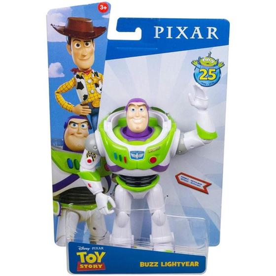 Boneco Articulado Buzz Lightyear - Toy Story da Pixar - Mattel ...