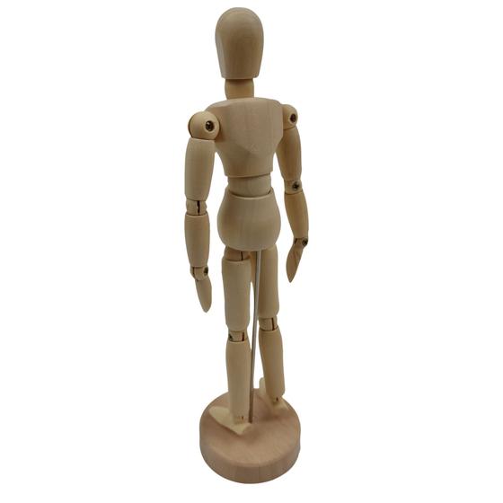 Boneco articulado de madeira 20 cm - Onyx - Bonecos - Magazine Luiza
