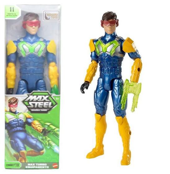 Boneco Articulado Max Steel - Força/Missões Turbo 30 cm - Mattel ...