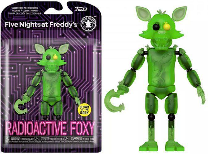Boneco Articulado Radioactive Foxy Figure 12,5cm - Five Nights at ...