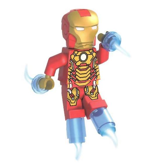 Boneco Avengers Bloco De Montar Com Lego Homem De Ferro - Zt ...