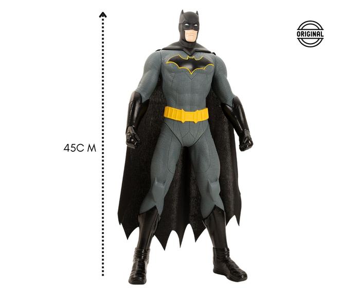 Boneco batman grande 45cm articulado dc comics ref-1096 rosita - Boneco ...