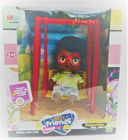 Boneco Bebe Colecao Best Friends Balancinho Moreno -Milk - Bonecos ...