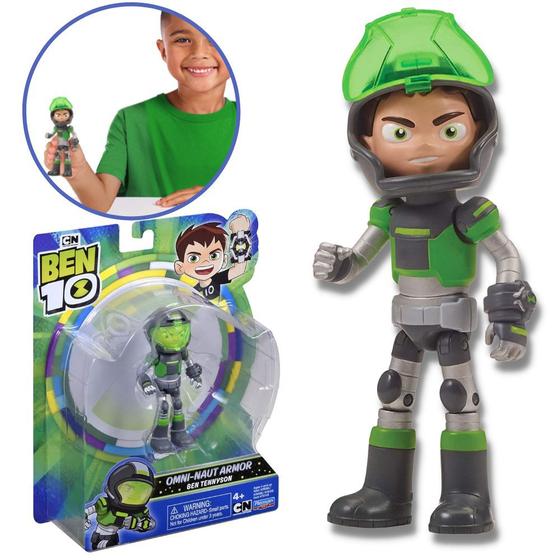 Boneco Ben 10 Figura Trage Espacial Omni Naut Armadura Sunny ...