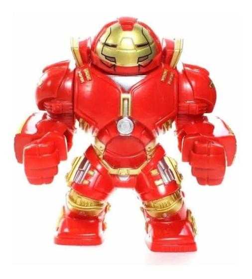 Boneco Big Blocos De Montar Homem De Ferro Armadura Mk44 - Mega Block ...