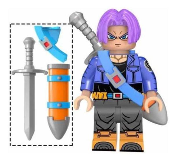 Boneco Blocos De Montar Dragon Ball Trunks - Mega Block Toys ...