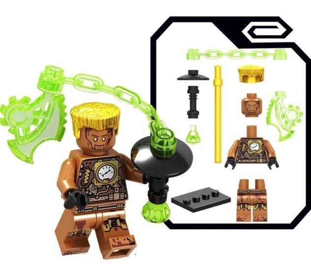 Boneco Blocos De Montar Echo Zane Ninja Go Ninjago - Mega Block Toys ...