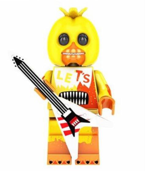 Boneco Blocos De Montar Yellow Chica Five Nights at Freddys - Mega ...
