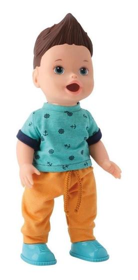 Boneco Boy My Little Menino Branco Mixer C/ Acessórios e Papinha - Come ...