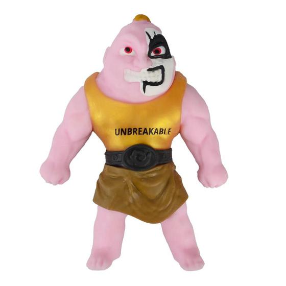 Boneco Brinquedo Infantil Indestrutível Espreme Estica Luta Livre ...