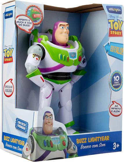Boneco Buzz Lightyear Toy Story 4 Etitoys - Bonecos - Magazine Luiza