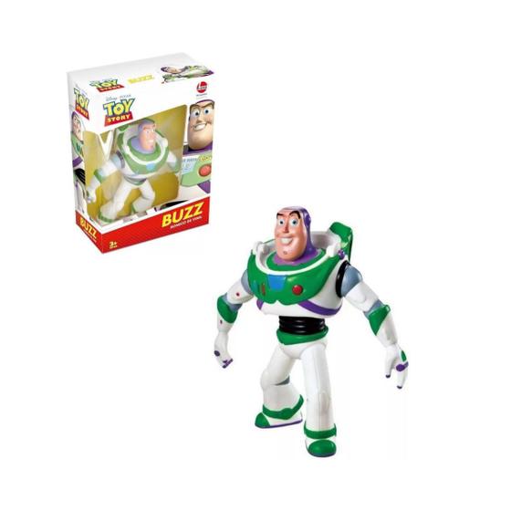 Boneco Buzz Lightyear Toy Story Vinil Articulado - Líder - Bonecos ...