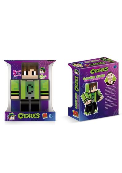 Boneco Cadres Minecraft 25 cm Original - Algazarra - Boneco Minecraft ...