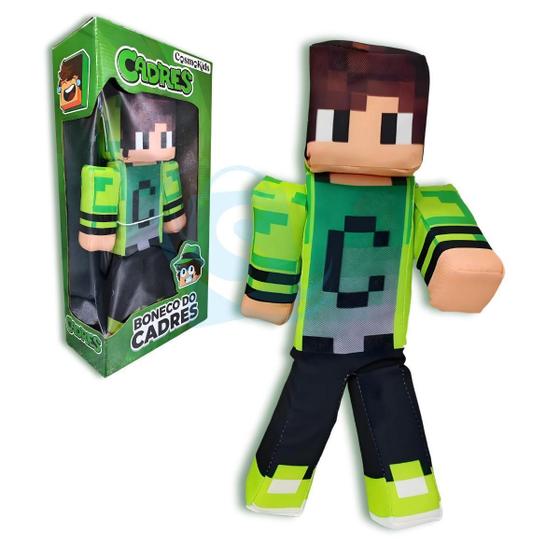 Boneco Cadres Youtuber Minecraft Streamers 35Cm - Cosmo Kids - Bonecos ...