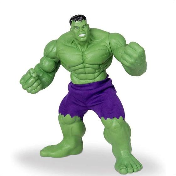 Boneco Colecionável Hulk Verde Comics Gigante 45CM Articulado +De 3 ...