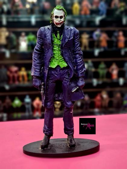 boneco coringa maluco 18,5cm resina - Resillex - Bonecos - Magazine Luiza