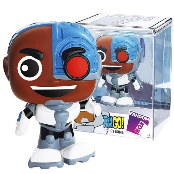 Boneco Cyborg - Jovens Titãs Colecionável Fandom Box - Lider Brinquedos ...