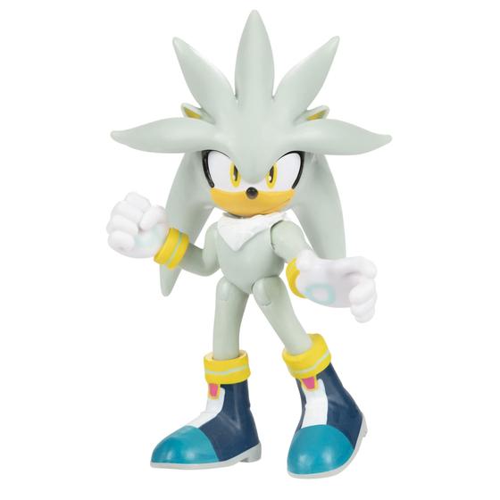 Boneco de Ação Sonic The Hedgehog - Modelo Modern Silver - 6cm ...