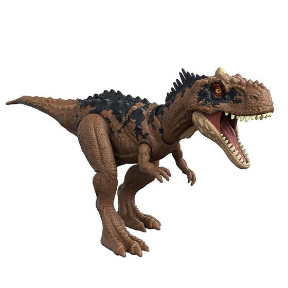 Boneco Dinossauro Com Som Rajasaurus Ruge e Ataca Jurassic World HDX35 ...