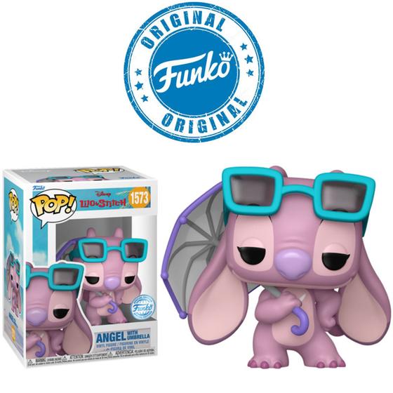 Boneco Disney Lilo & Stitch Angel With Umbrella Special Edition Pop ...
