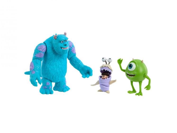 Boneco Disney Pixar Monstros S.A. 3 Unidades - Mattel - Bonecos ...