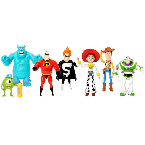 Boneco e Personagem Disney.pixar Figuras Interativ - Mattel - Bonecos ...