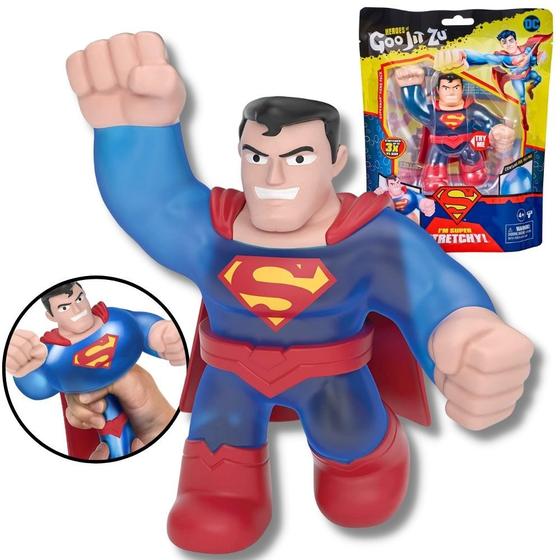 Boneco Elástico Superman Super Homem - Hero Goo Jit Zu Sunny - Boneco ...