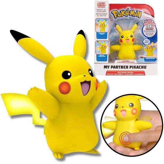 Boneco Eletrônico Pikachu Meu Parceiro Pokemon - Sunny - Boneco Pokémon ...