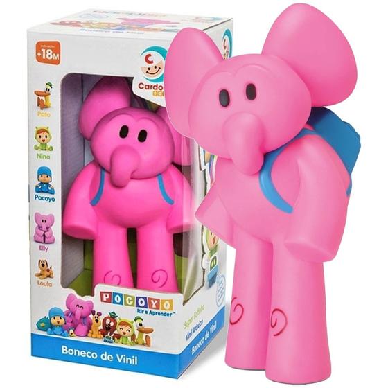 Boneco Elly Pocoyo - Vinil Atóxico - Oficial Cardoso Toys - Boneco ...