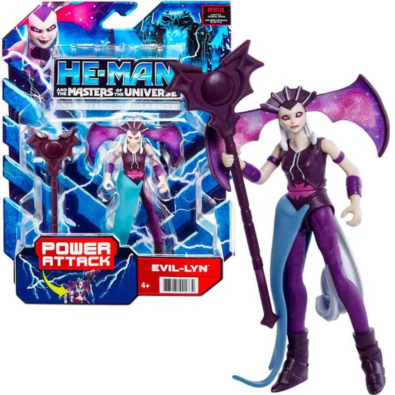 Boneco Evil-Lyn Power Attack - He-Man Mestres do Universo - Mattel ...