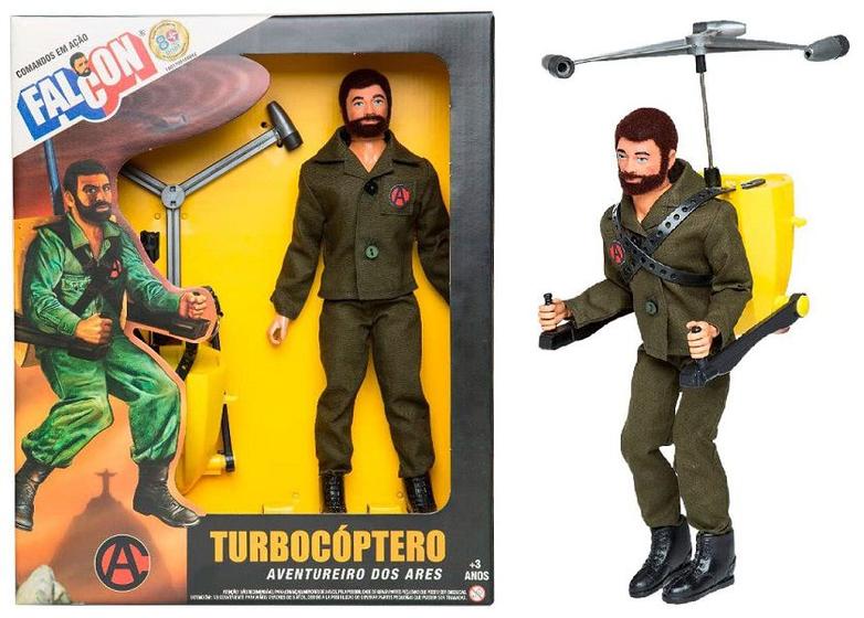 Boneco Falcon Turbocoptero Edição Especial 80 anos - Estrela - Bonecos ...