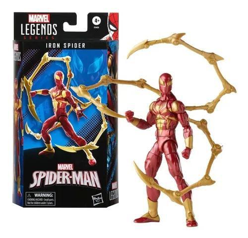 Boneco figura homem aranha de ferro avengers legends spider man hasbro ...