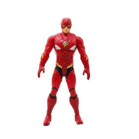 Boneco flash articulado 30cm musical e acende luz presente crianças ...