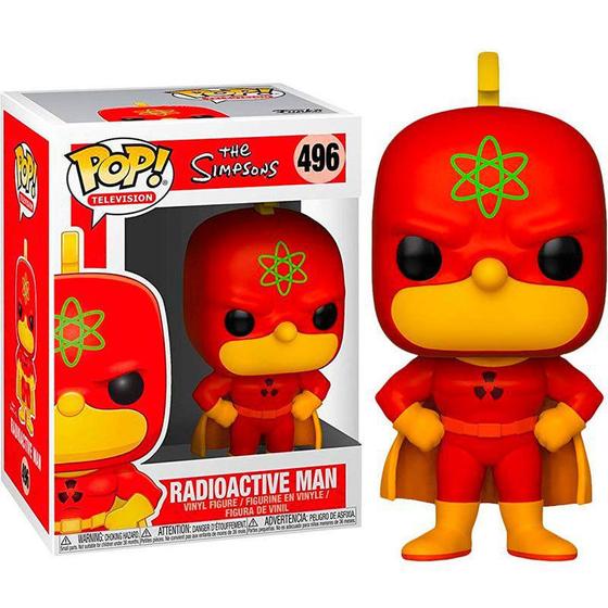 Boneco Funko Pop! Os Simpsons Homem Radioativo 496 - Funko - Magazine Luiza