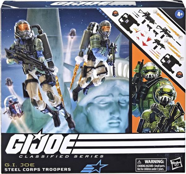 Boneco G.I. JOE Classified Series - Steel Corps Troopers - Hasbro F7730 ...