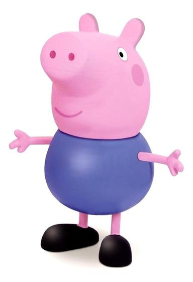 Boneco George Peppa Pig Cabeça De Vinil 13 Cm - Elka Brinquedos ...