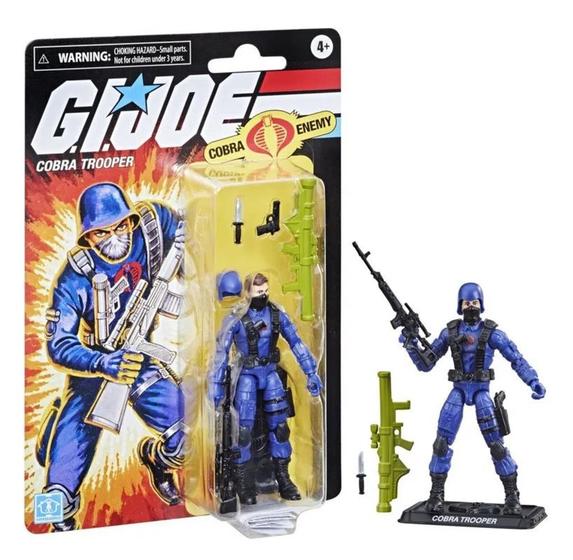 Boneco gi joe 25th retro cobra trooper - 10 cm - comandos em ação ...